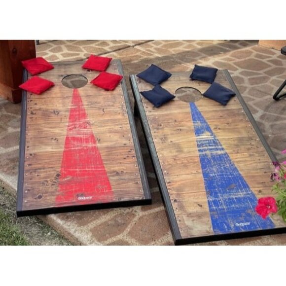 Other | New Classic Cornhole Set Includes 8 Bean Bags Travel Case And ...